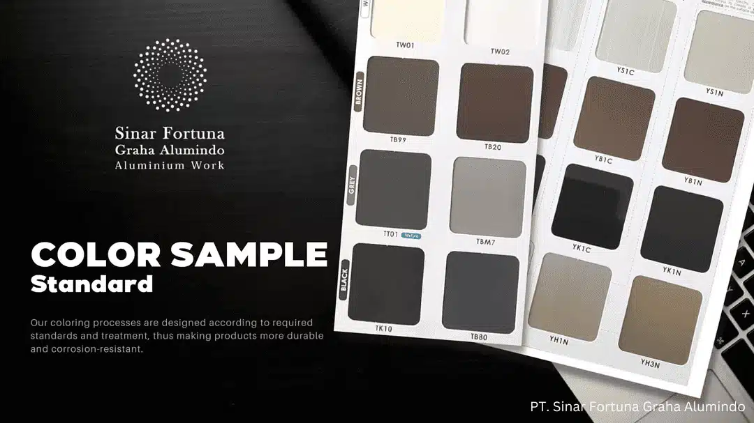 Contoh Warna - YKK AP Sinar Fortuna